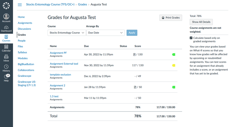 Viewing TurnItIn Similarity Reports as a Student